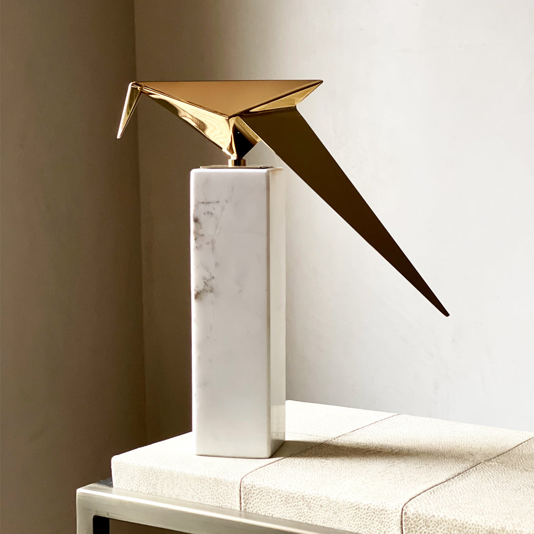 Leaning Origami Bird | Home Accessories & Luxury Homeware | 5mm Design